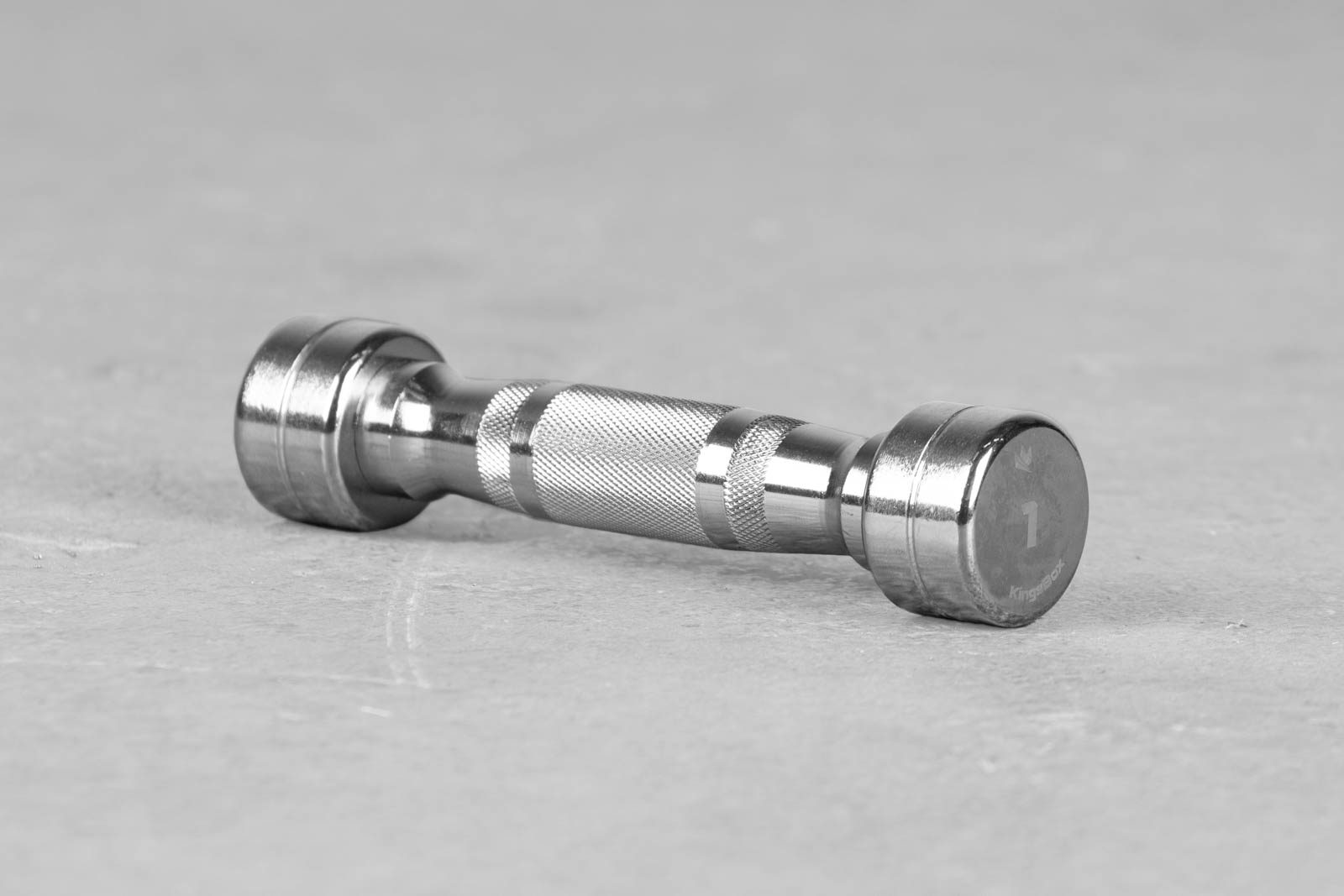 KingsBox Steel Chrome Dumbbells From 1 To 10 Kg Weighted Handles For